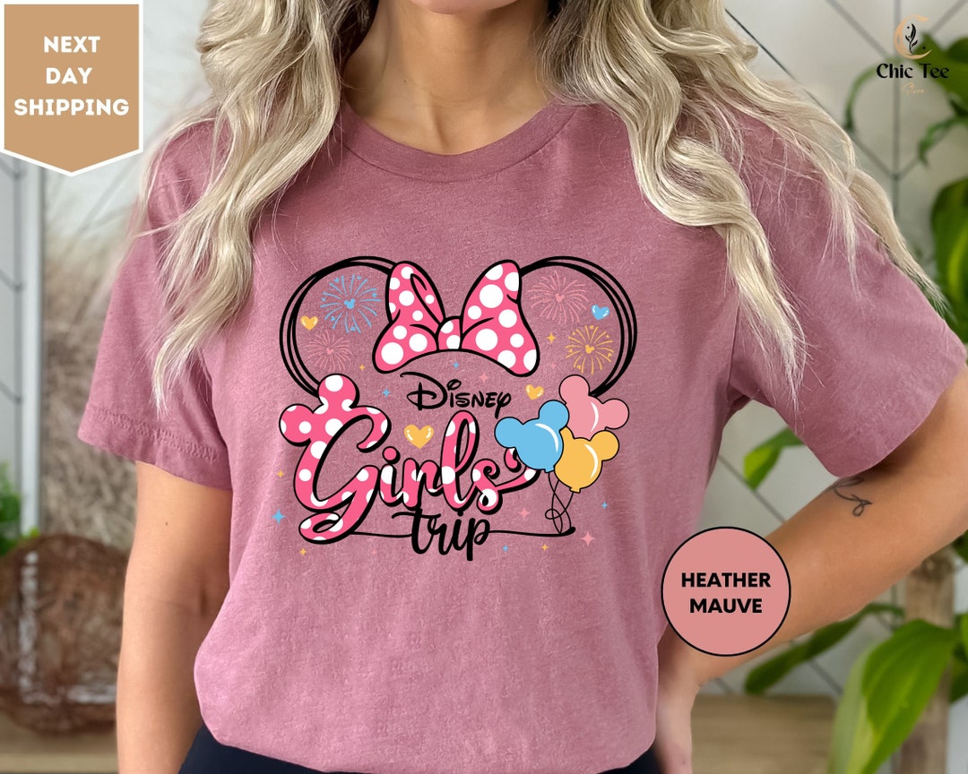 Disney Girl's Trip Shirt, Besties Vacation Shirt, Minnie Mouse, Disney ...
