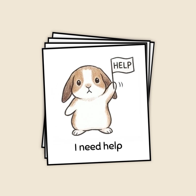 Autism Communication Cards for Meltdowns, Sensory Overload, ADHD ...