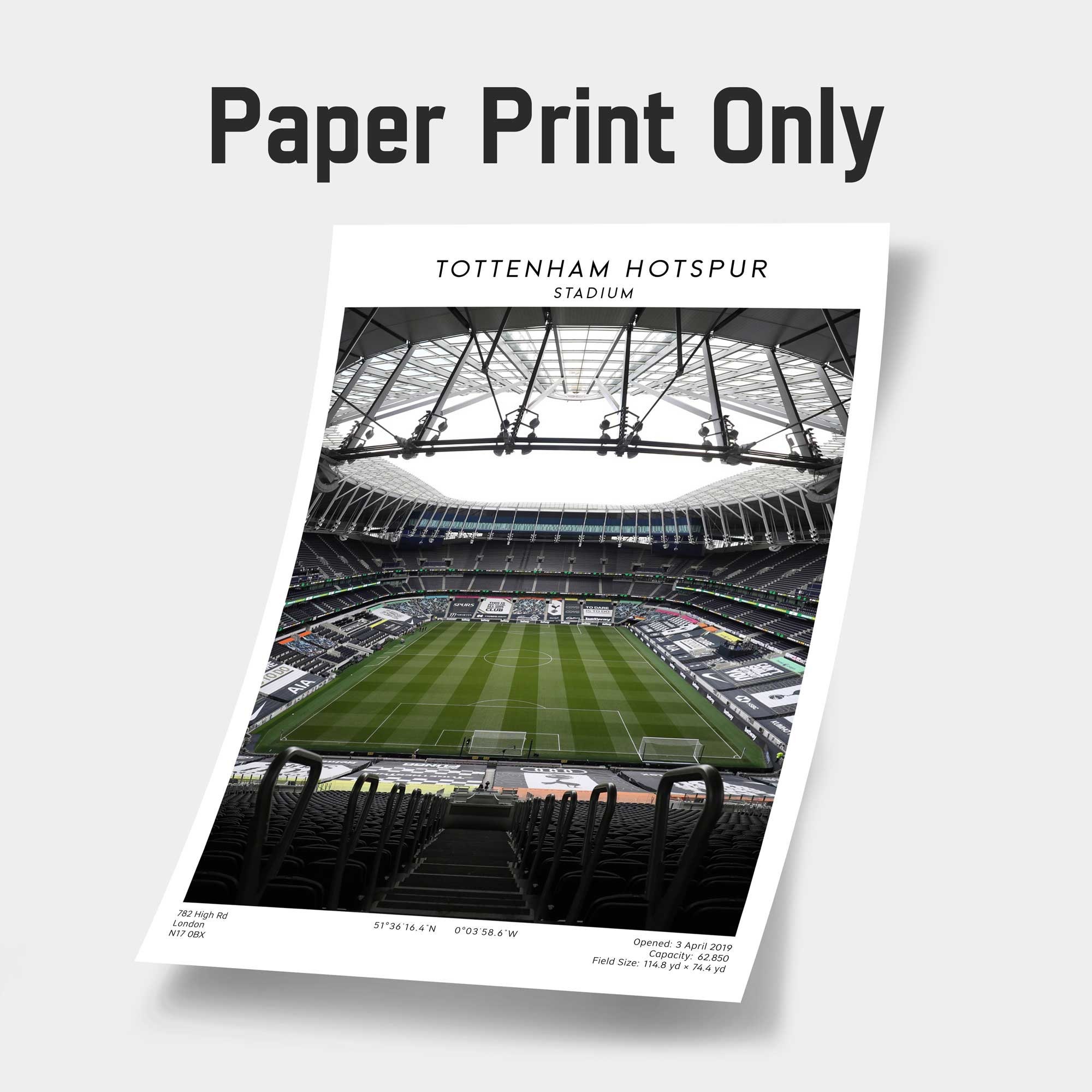 Tottenham Hotspur Stadium Wall Art Canvas/ Poster Print - Etsy