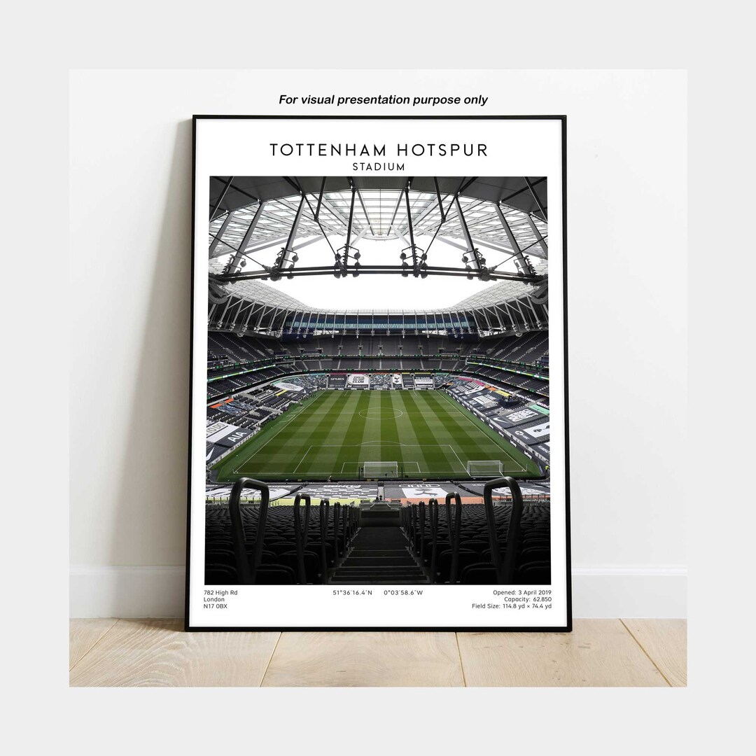 Tottenham Hotspur Stadium Wall Art Canvas/ Poster Print - Etsy