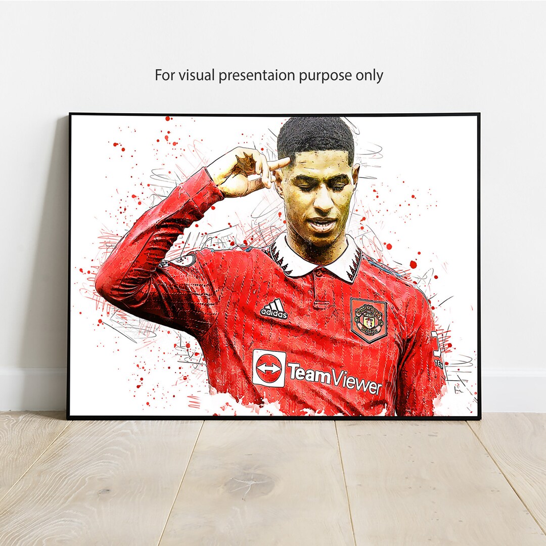 Marcus Rashford Kunstdruck Rashford Fans Geschenk - Etsy.de