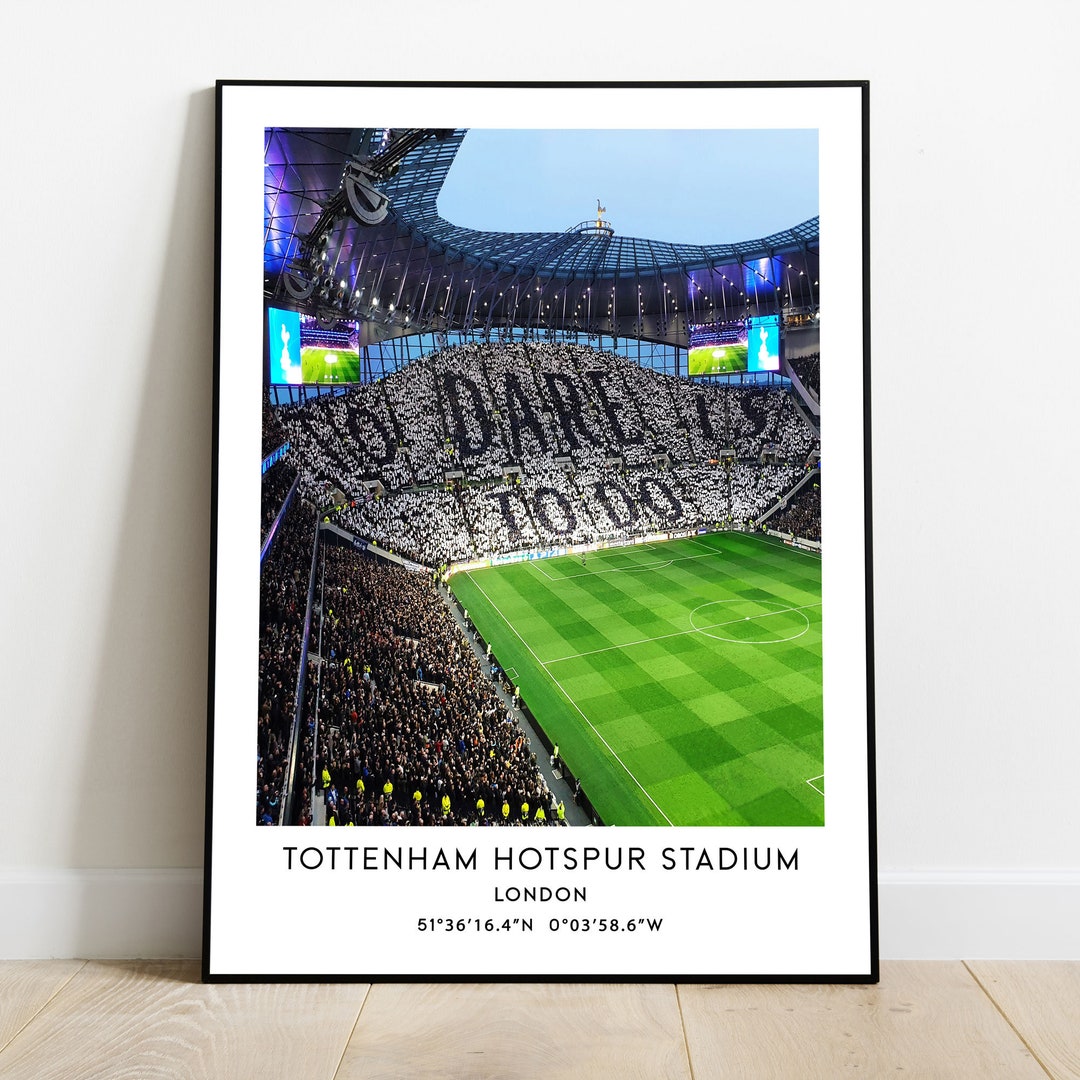 Buy Tottenham Hotspur Stadium Poster Print Spurs Stadium Wall Art Print ...