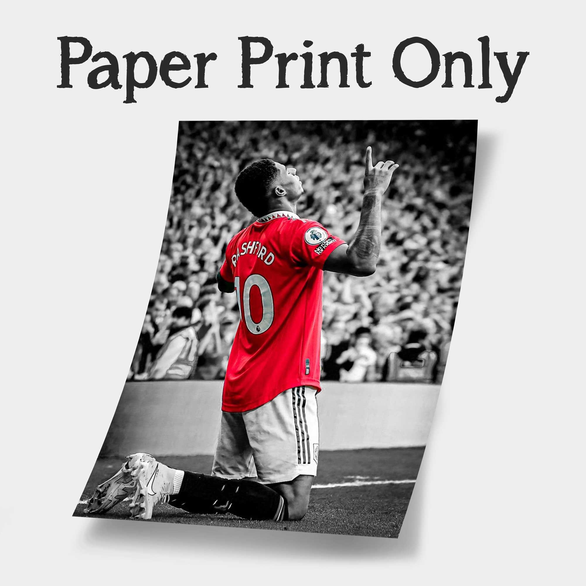Marcus, Rashford, Man Utd, Poster Print, Rashford Print, Rashford Fans ...