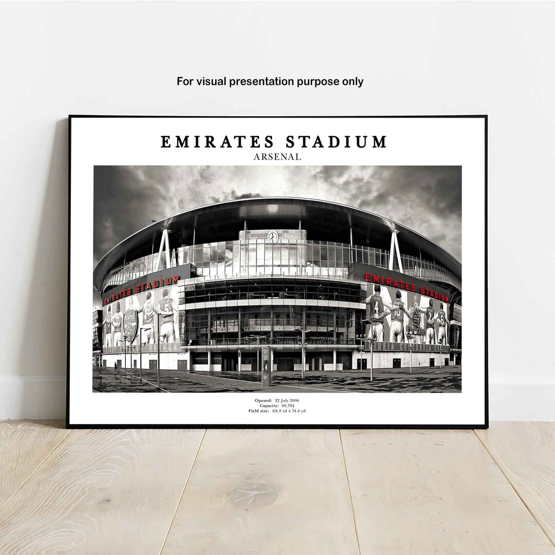 Emirates Stadium Stadium Football Fans Birthday Gift Poster Print - Etsy