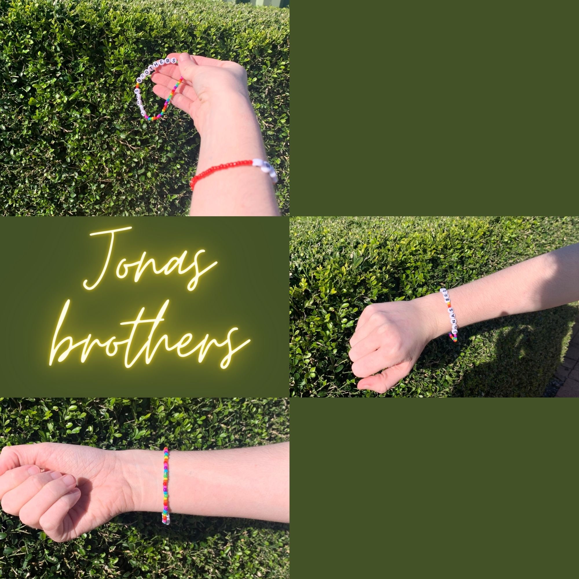 Jonas Brothers Bracelets - Etsy Australia