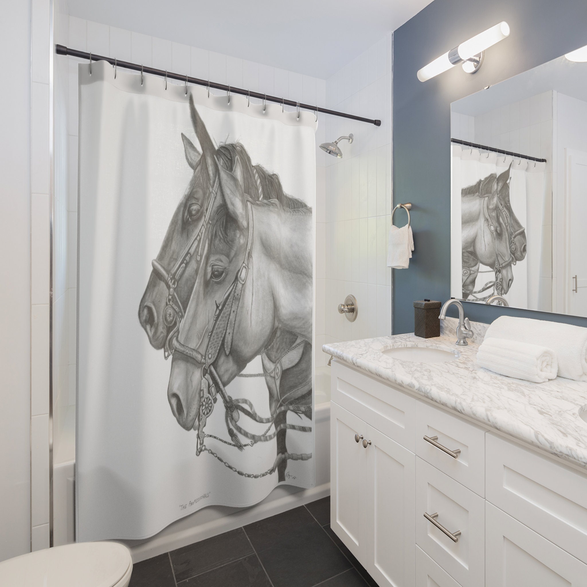 Buckaroo, Horse, Horses, Spade Bit, Cowboy, Shower Curtain - Etsy