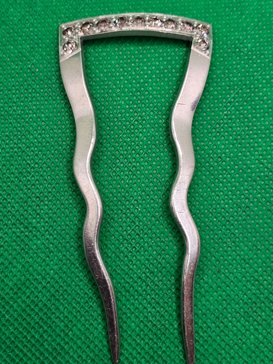 Beautiful Vintage Possible Edwardian Aluminum Hair Comb - Etsy