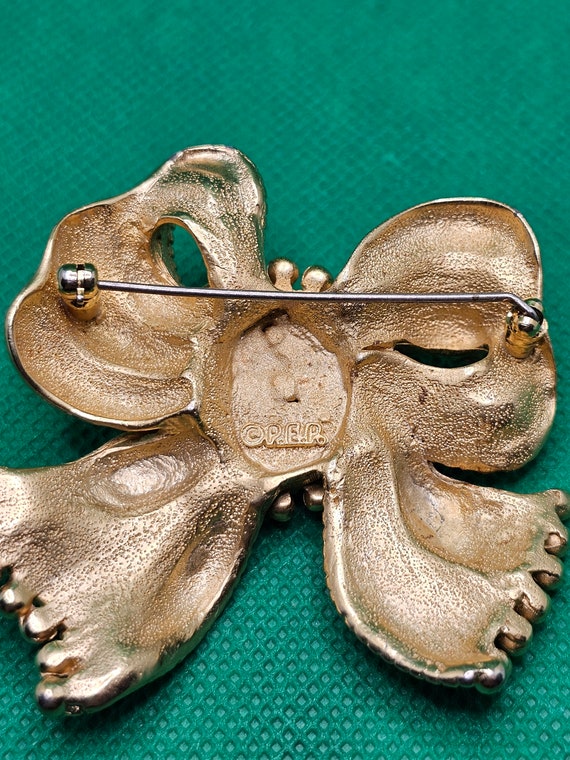 Vintage Erwin Pearl Scarab Brooch - Gem
