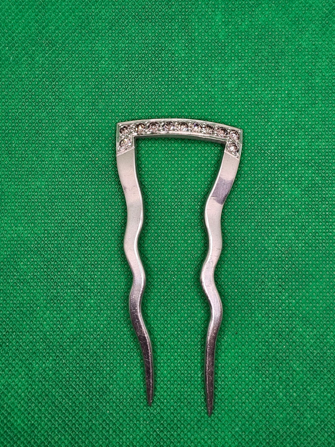 Beautiful Vintage Possible Edwardian Aluminum Hair Comb - Etsy