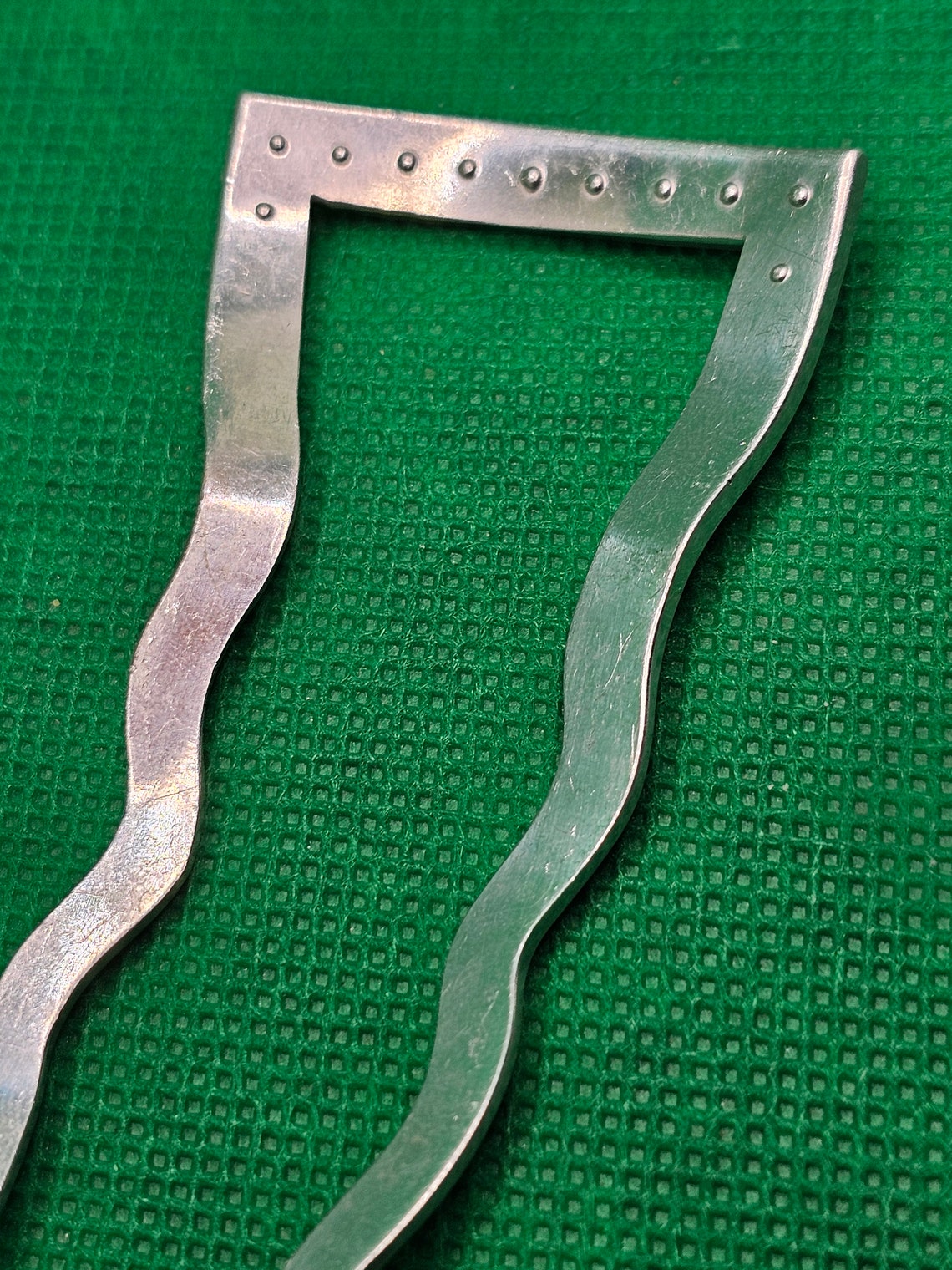 Beautiful Vintage Possible Edwardian Aluminum Hair Comb - Etsy