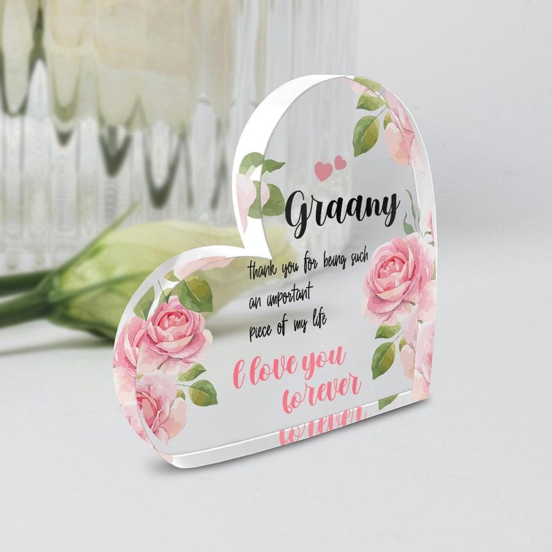 Heart Shape Acrylic Block, Free Standing Acrylic Block, Heart Acrylic ...