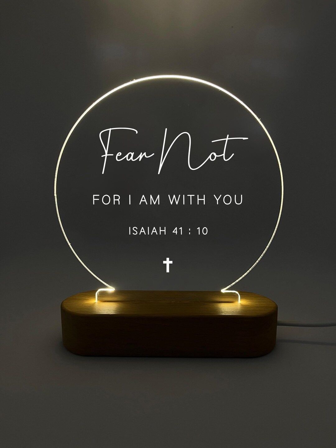 Bible Verse LED Light • Custom LED Night Light • Favorite Bible Verse ...