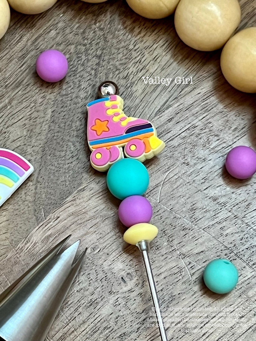 The valley Girl, a Custom 80s Kid Roller Skate Theme Cookie Scribe ...
