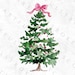 Watercolour Christmas Trees Clipart, Christmas Invitations Clipart ...