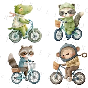 25 Baby Animals Clipart, Watercolour Nursery Clipart, Baby Animals on ...