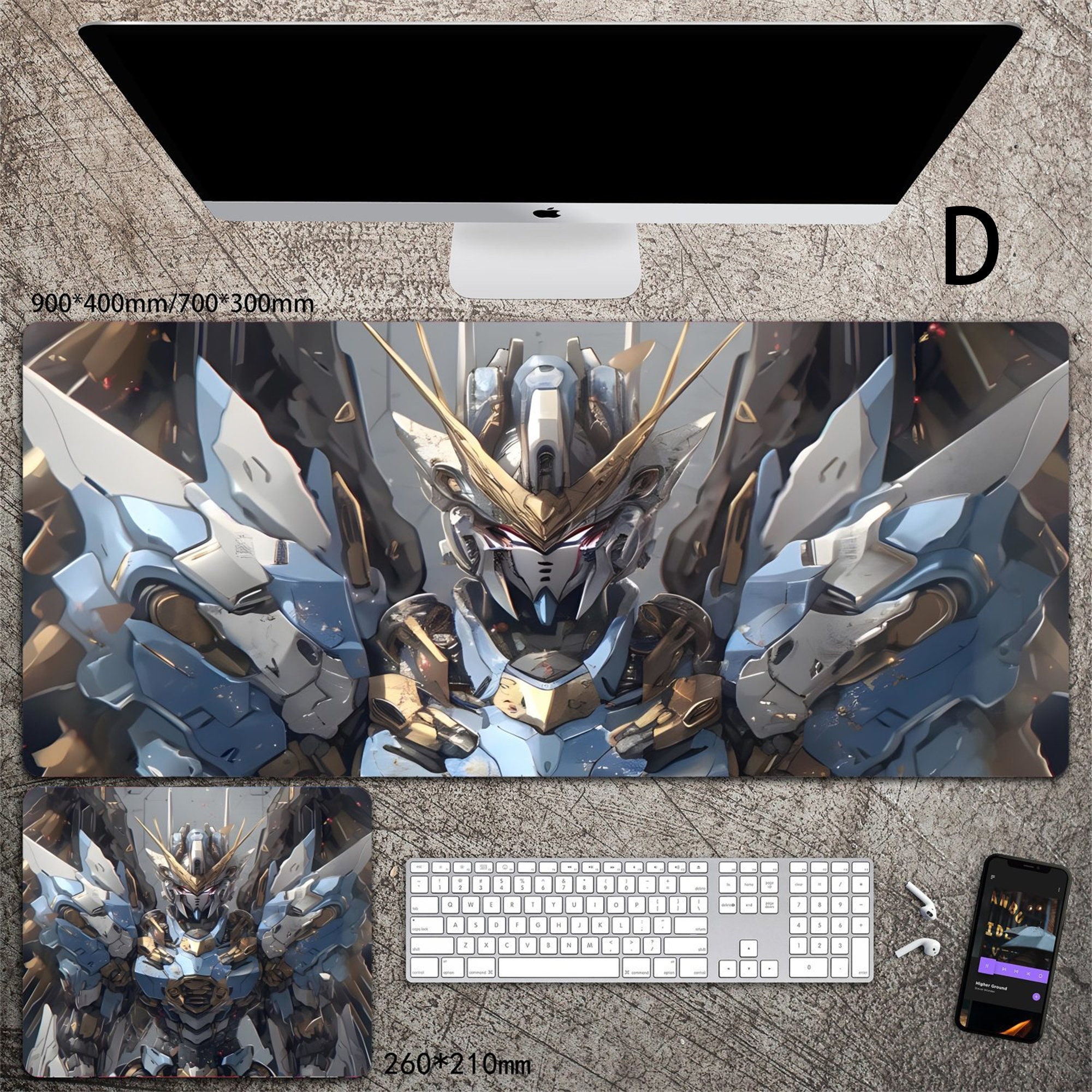 Mouse Pads Gundam Animekeyboard Mat Office Gaming Mouse Pad - Etsy