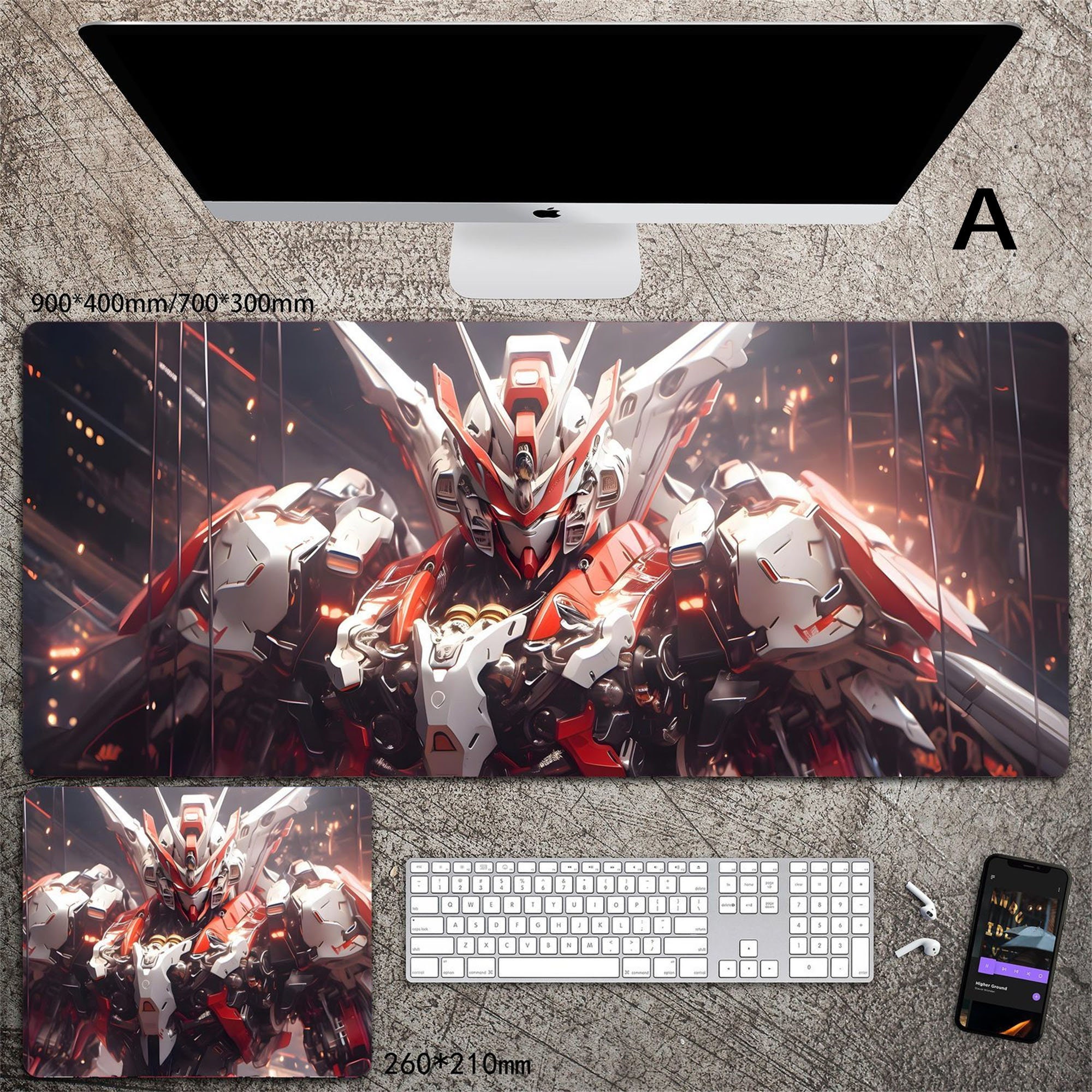 Mouse Pads Gundam Animekeyboard Mat Office Gaming Mouse Pad - Etsy