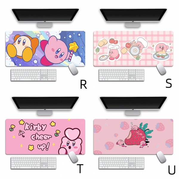 Kirby Mouse Pad - Etsy