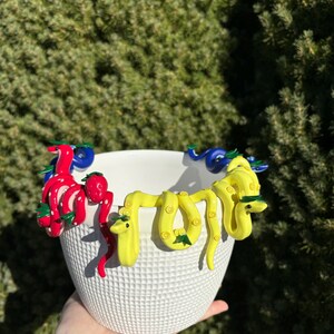 Pot Pal Blueberry Snake Reptile Planter Houseplants - Etsy