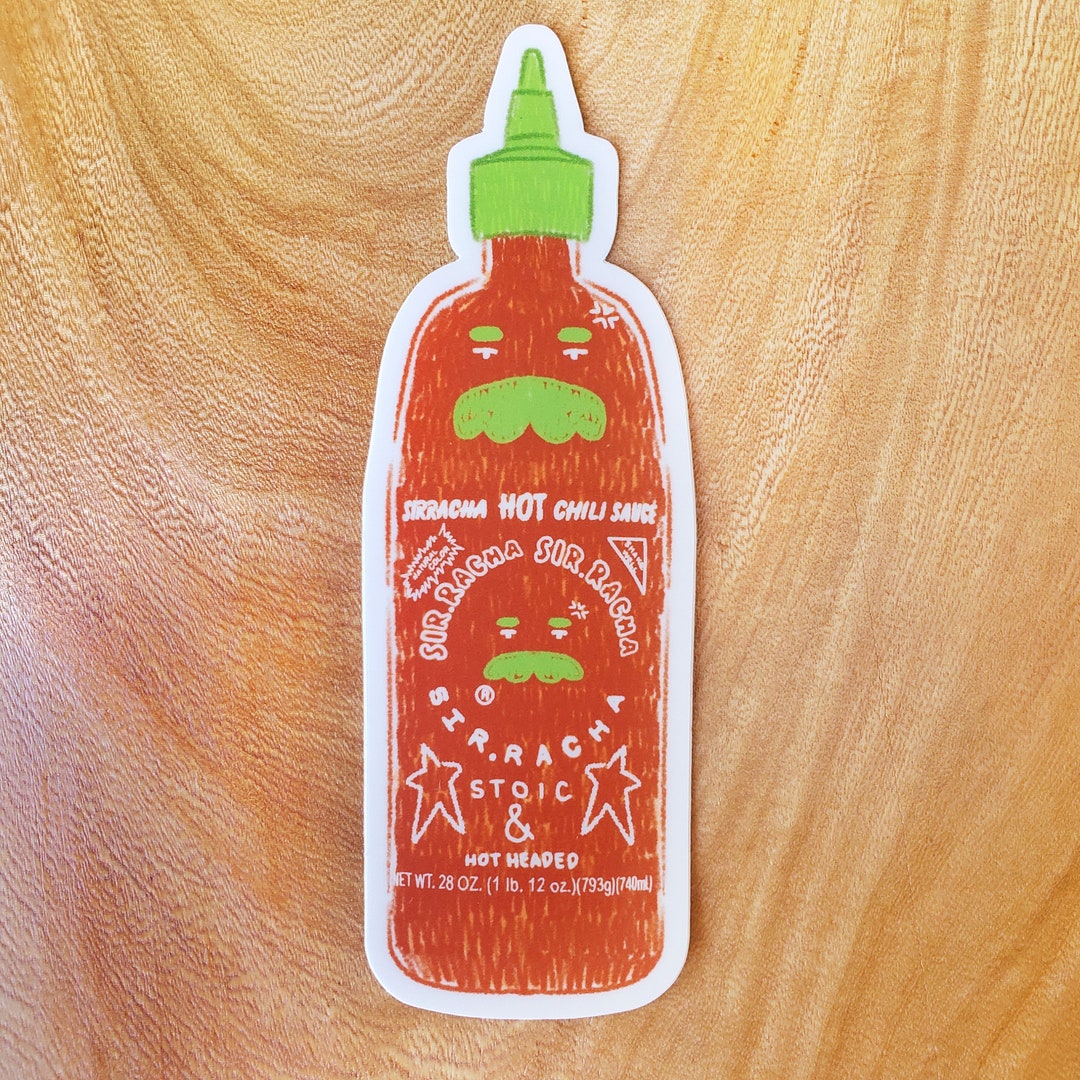Sriracha Sir.racha Hawaii 808 Die Cut Vinyl Sticker - Etsy