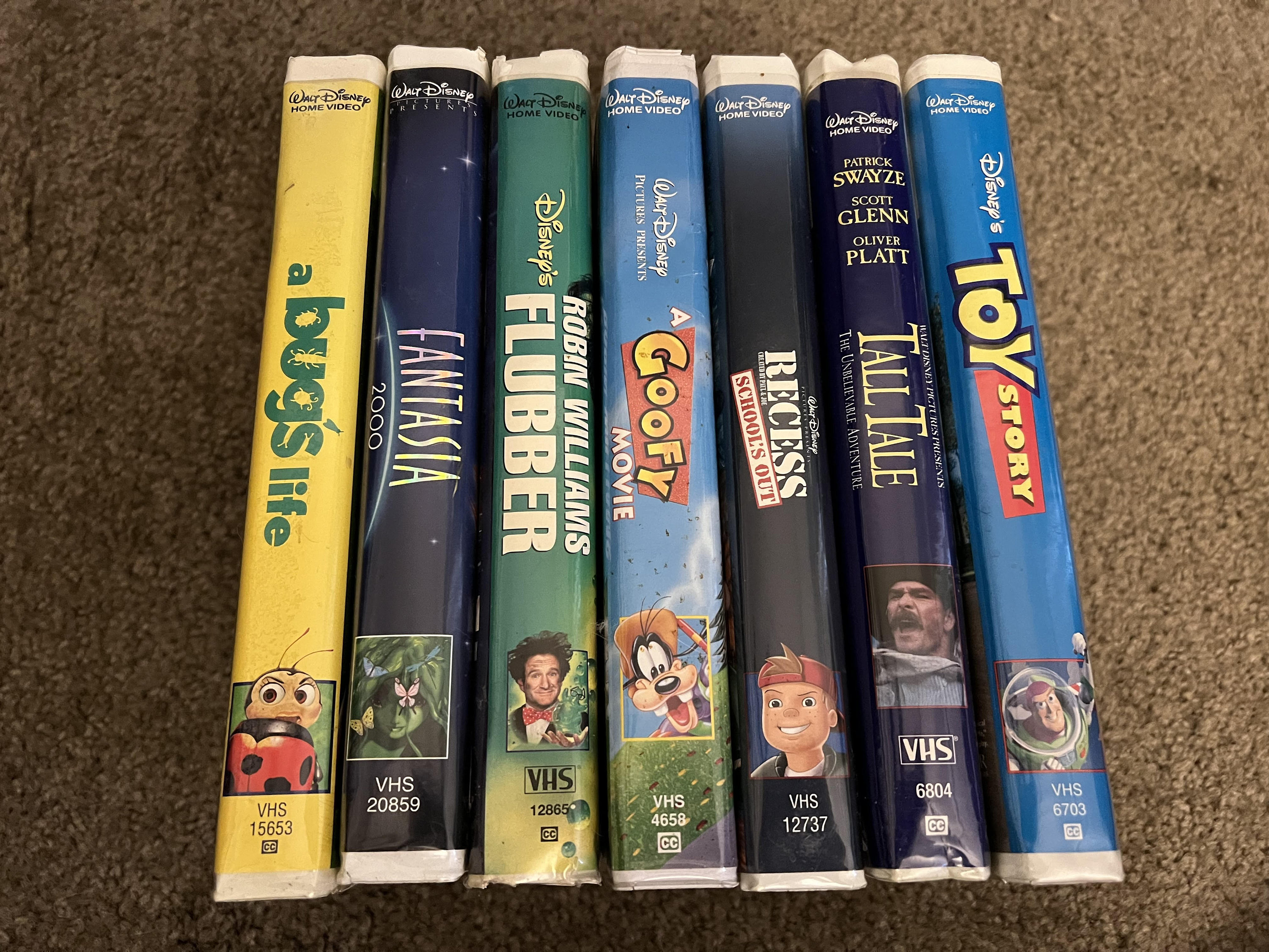7 Rare Disney Clamshell VHS Movies - Etsy