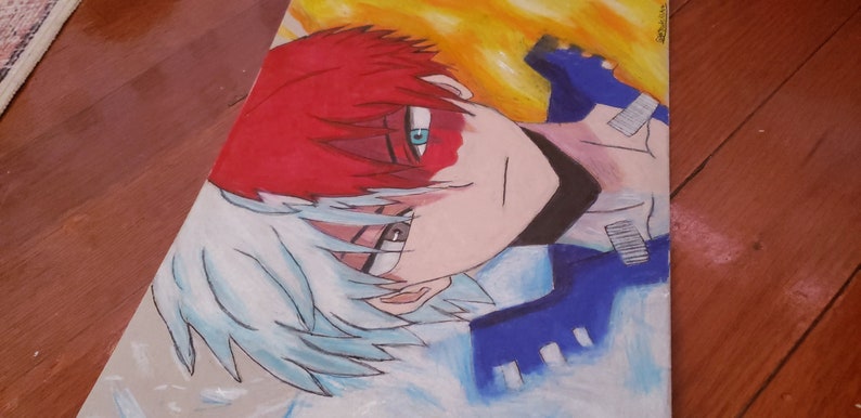 My Drawing of Shoto Todoroki - Etsy