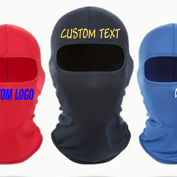 Custom Printed Balaclava - Etsy