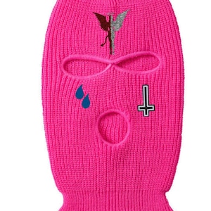 Custom Embroidered Three-hole Ski Mask: Personalized Text Balaclava - Etsy