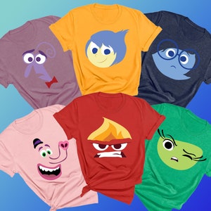 Inside Out Characters Costume Inside Out Shirt Inside Out - Etsy