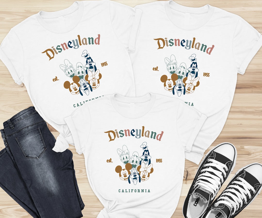 Mickey and Friends Shirt, Disneyland Shirts, Disneyland California ...