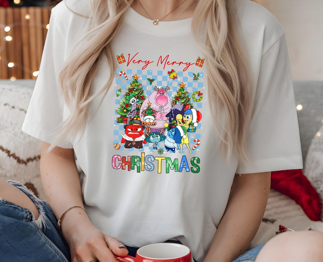 Merry Christmas Inside Out Shirt, All the Feels Christmas Shirt, Disney ...