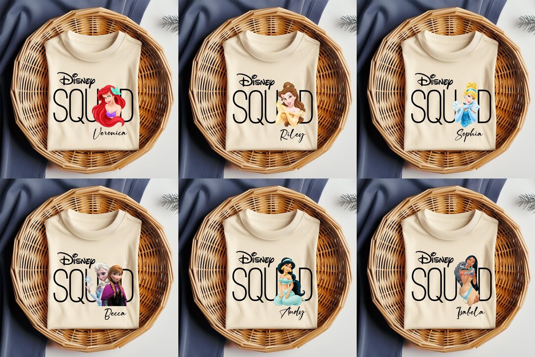 Disney Squad Shirt, Custom Disney Shirt, 2024 Disney Family Shirt ...