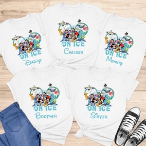 Disney on Ice Shirt, Disney Characters Shirts, Disney Vacation Shirt ...