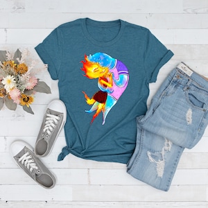 Disney Elemental Ember and Wade Shirt, Elemental Chemical Reaction ...