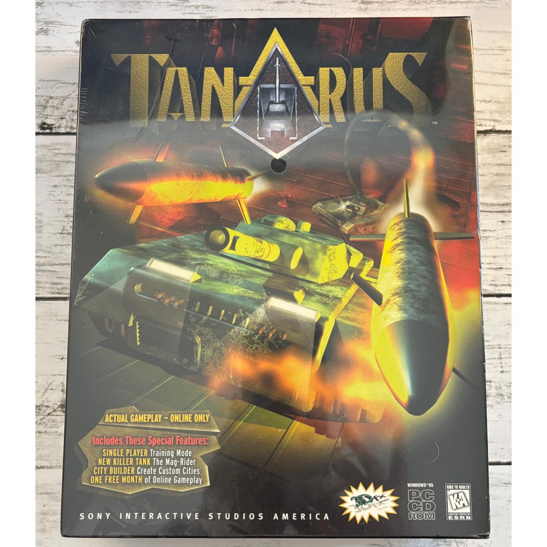 Tanarus PC Cd-rom Game Box Set sealed - Etsy