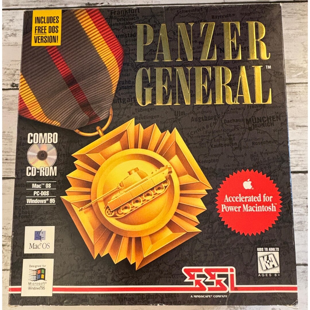 Panzer General Combo Cd-rom Game Box Set - Etsy