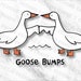 Goose Bumping Fist, goose Bumps, Funny Editable Digital Design, Comical ...