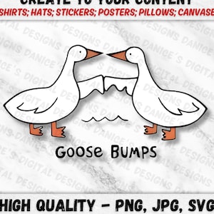 Goose Bumping Fist, goose Bumps, Funny Editable Digital Design, Comical ...