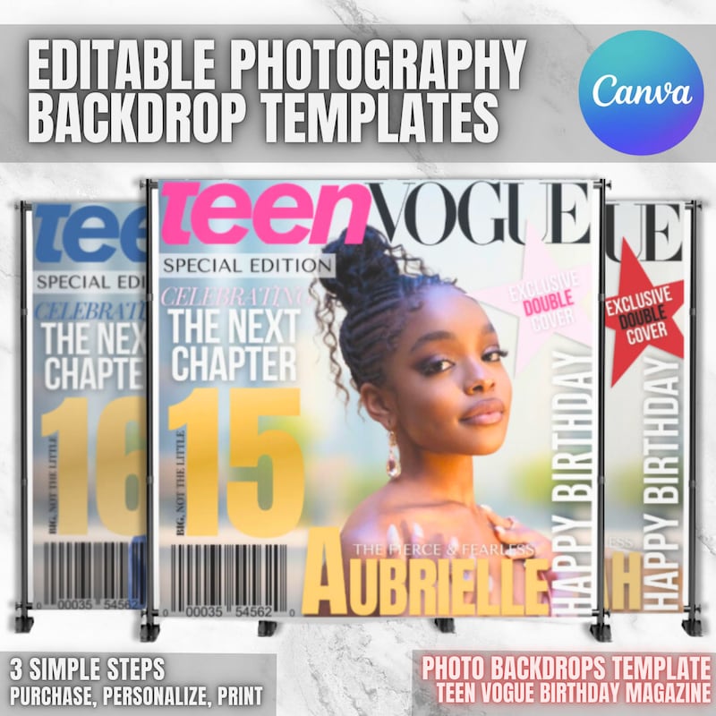 Personalised Vogue Magazine - Etsy