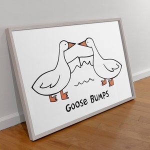 Goose Bumping Fist, goose Bumps, Funny Editable Digital Design, Comical ...