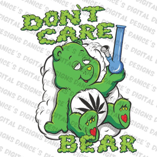 Care Bear Weed Svg - Etsy