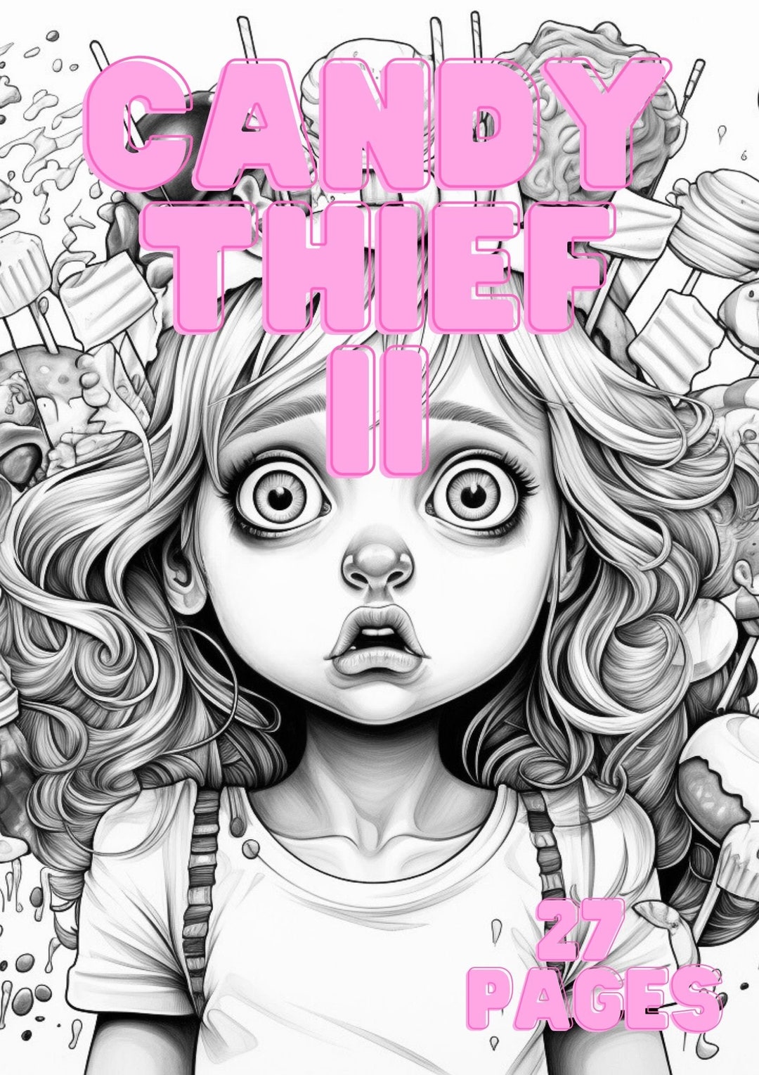 Candy Theif 2 27 Adorable Little Girls Filled With Guilt for - Etsy