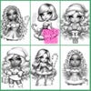 28 Grayscale Coloring PDF, Images of Super Cute Clown Cuties - Etsy