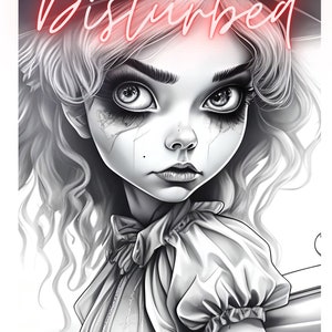 24 High Quality, Grayscale, Disturbing Coloring Pages These Girls Are ...