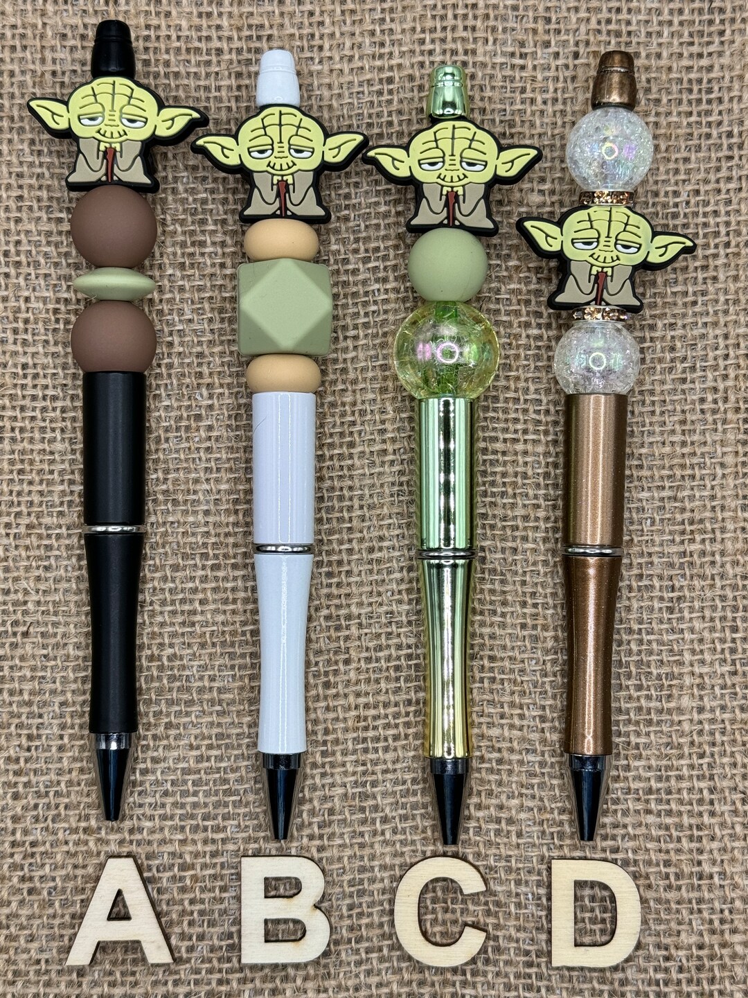 The Wise One Yoda Pens - Etsy