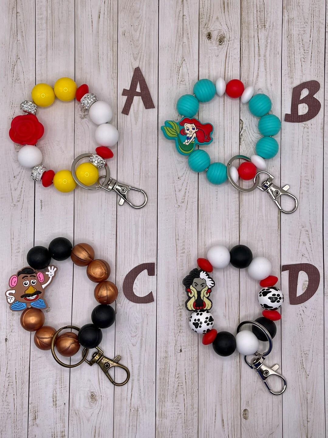 Custom Keyrings Gift Ideas Customized Sets Available - Etsy