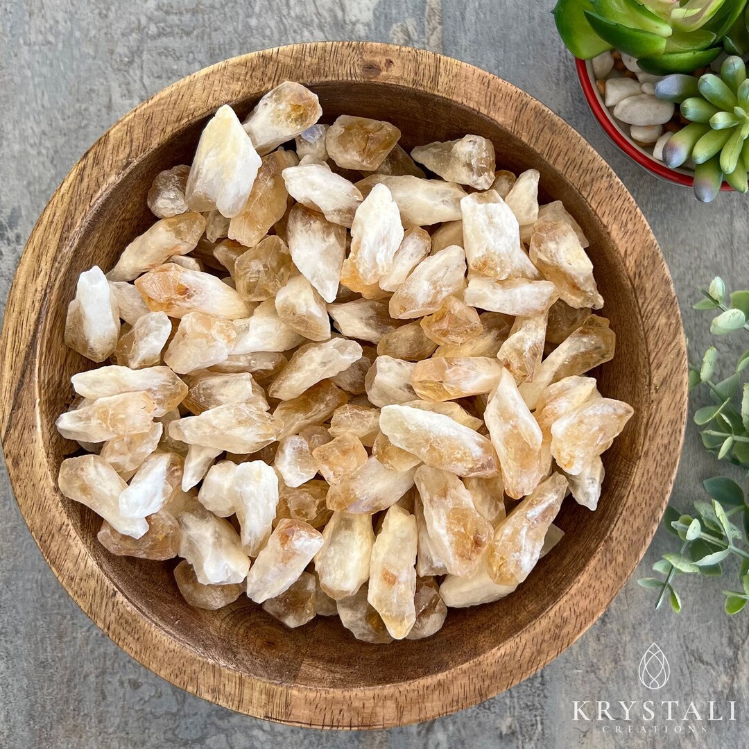 Raw Citrine Stone Points | Natural Gemstone for Prosperity - Etsy