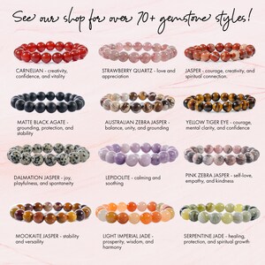 Taurus Bracelet | Green Aventurine, Rhodonite, and White Agate Bracelet ...