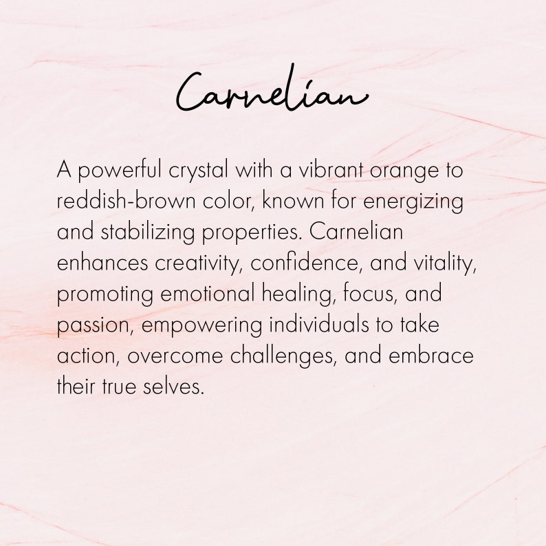 Carnelian Gemstone Bracelet | Crystal Beaded Stretch Accessory - Etsy