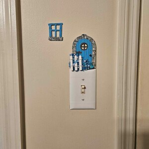 Blue Fairy Door - Etsy